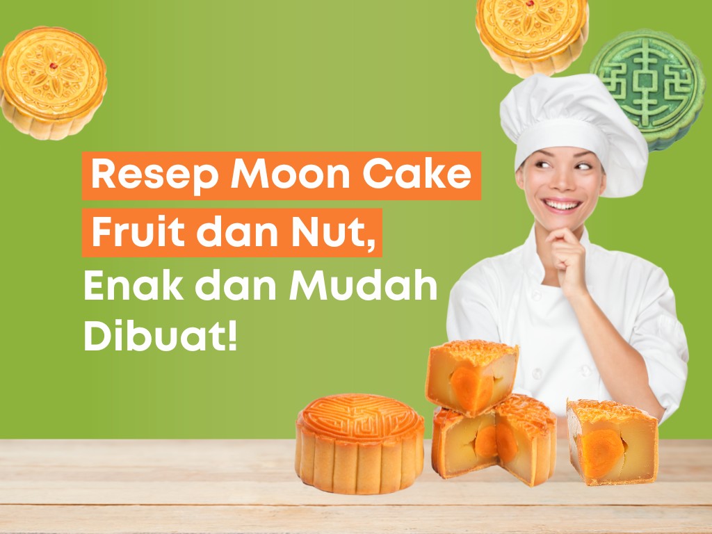 Resep Moon Cake Fruit and Nut, Enak, dan Mudah Dibuat