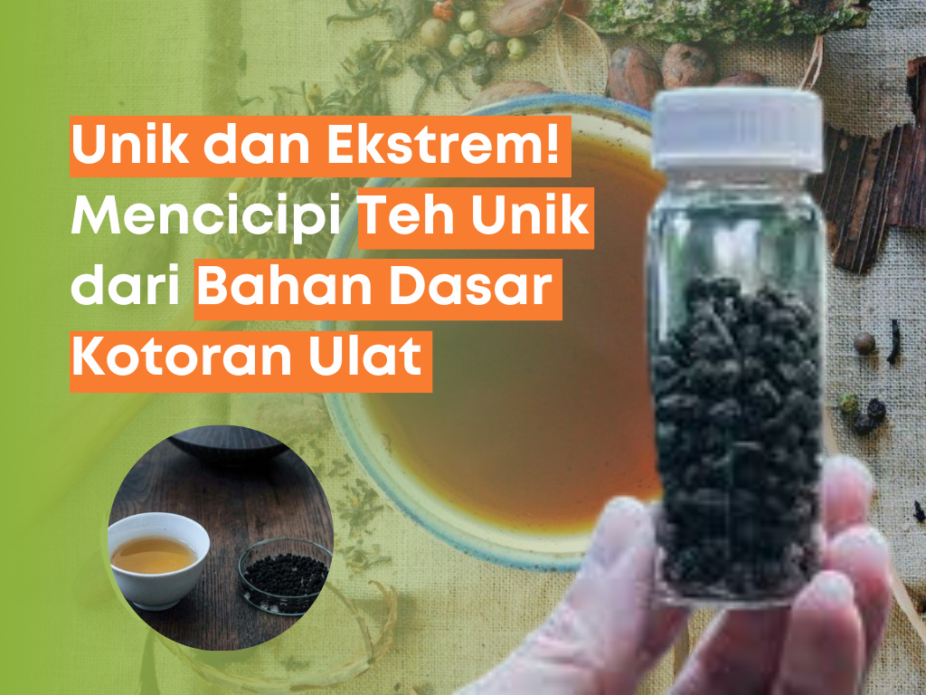 Unik dan Ekstrem! Mencicipi Teh Unik dari Bahan Dasar Kotoran Ulat